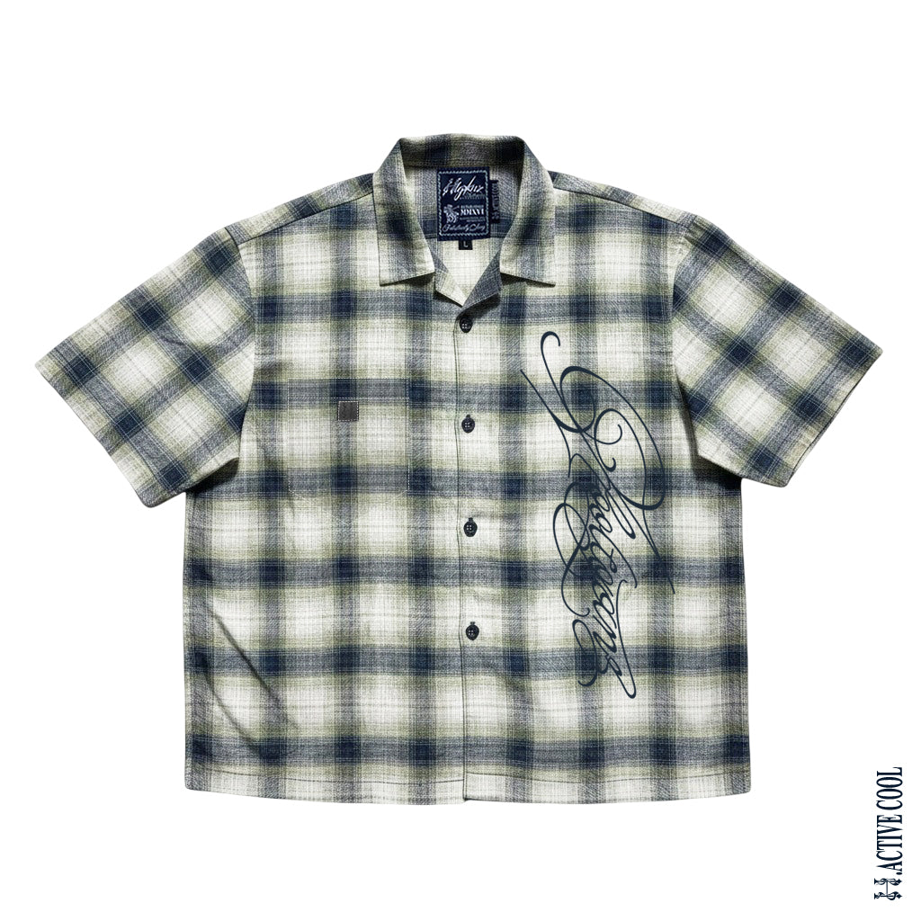 PLAID POLO & BOXER - WILDSCRIPT – HOOLIGANS