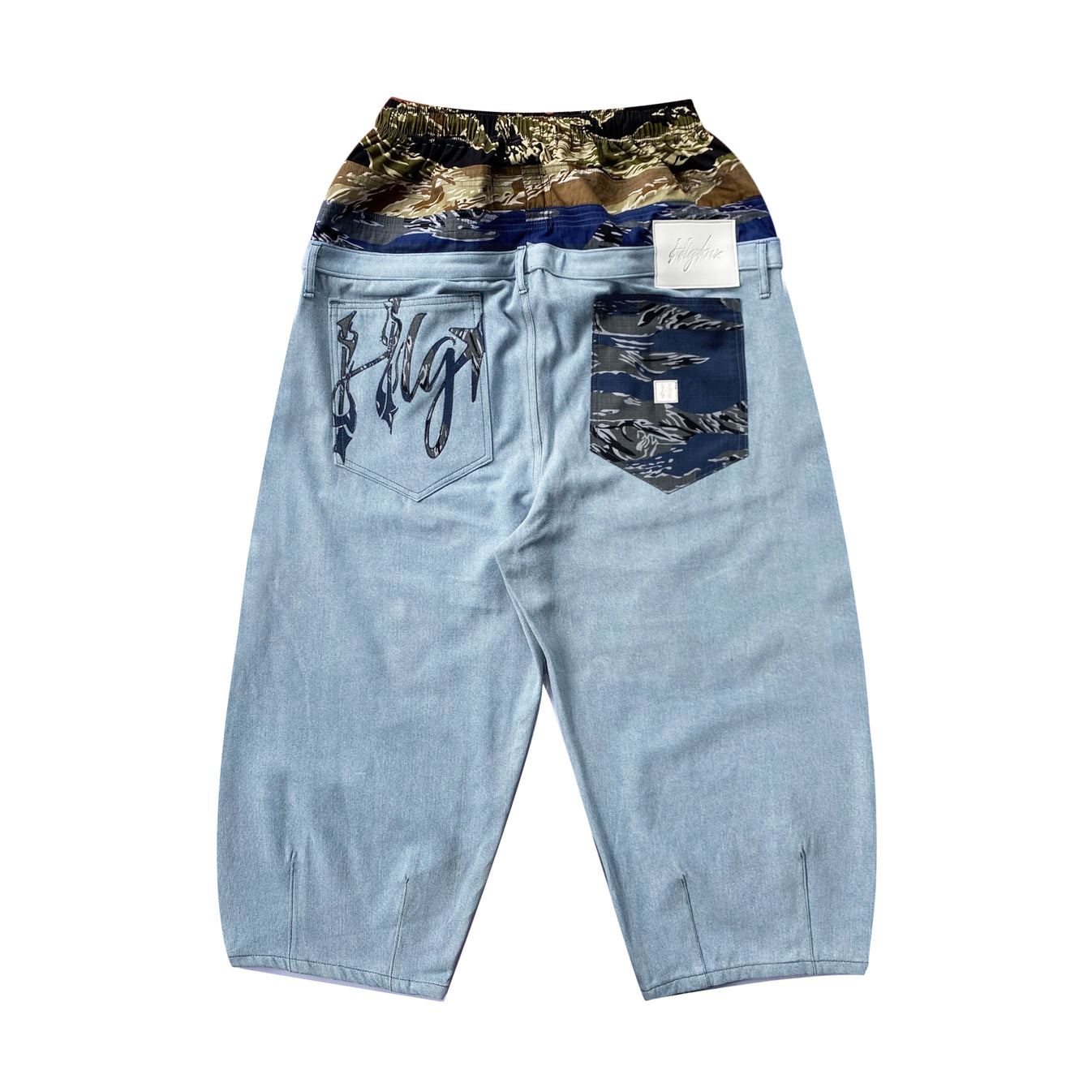 CAMO INFERNO - SUPER BAGGY STACK PANTS – HOOLIGANS